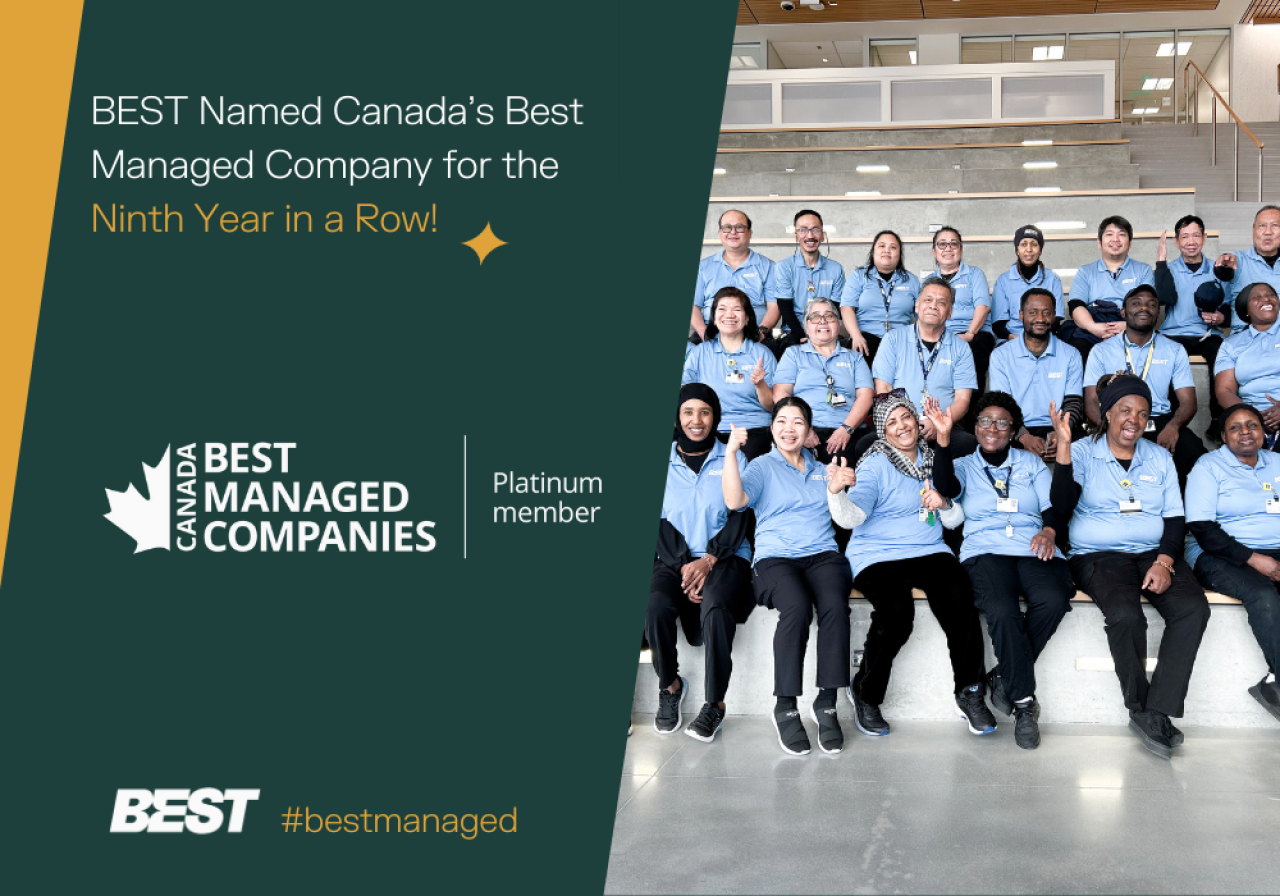 BEST Named Canada's Best Managed Company for the Ninth Year in a Row ...