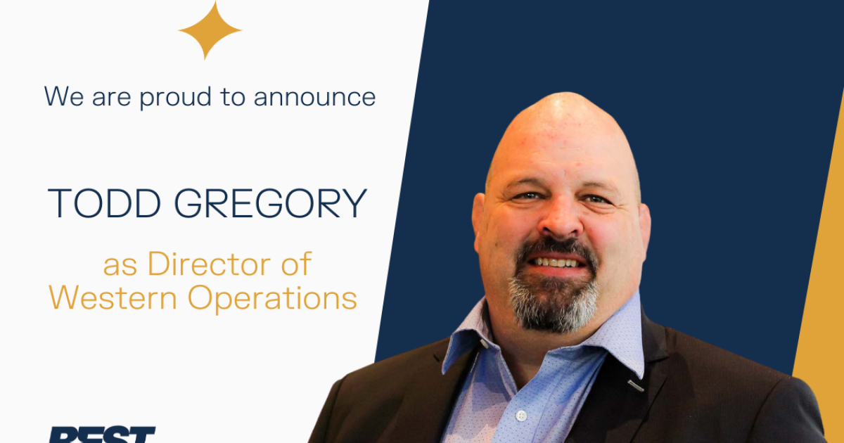 Todd Gregory is Our New Director of Western Operations | BEST - For a ...